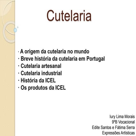 Cutelaria | PPTX