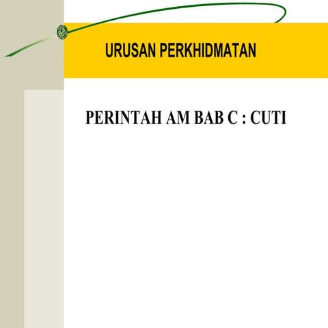 Cuti ahsan | PPT
