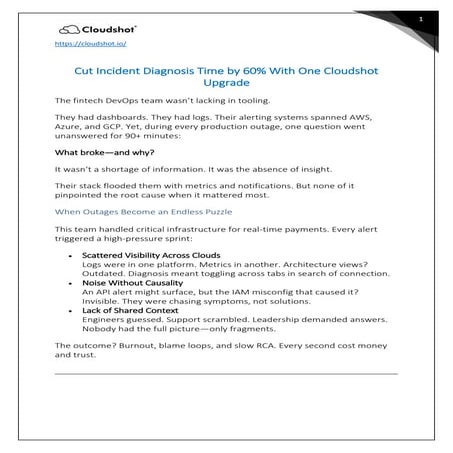 Cut Incident Diagnosis Time by 60% With One Cloudshot Upgrade.pdf