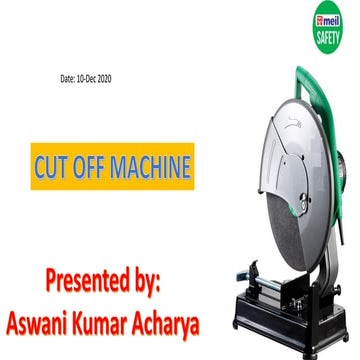 Cut off machine | PDF