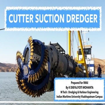 Cutter Suction Dredger | PDF