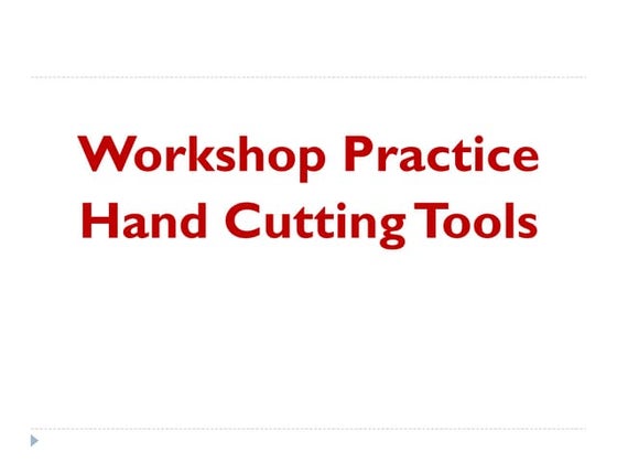 Marking out tools ppt | PPT
