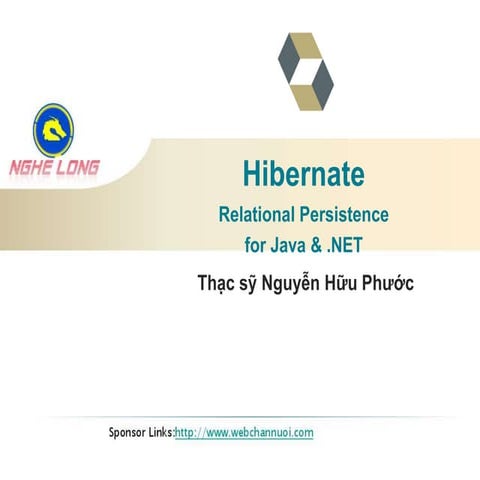 Introduction to Hibernate Framework | PPT
