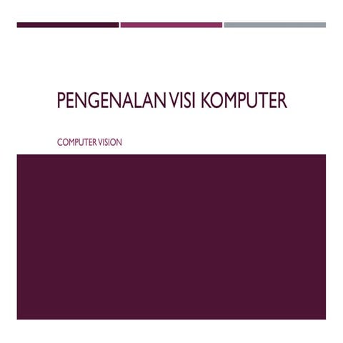 introduction computer vision image clasifikasifikasi | PDF