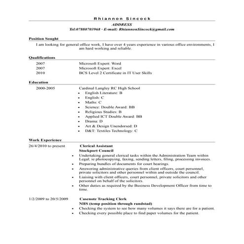 Sample job analysis checklists | DOCX
