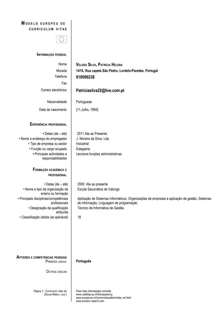 Modelo europeu de_curriculum_vitae_(2)-3.doc_final | PDF