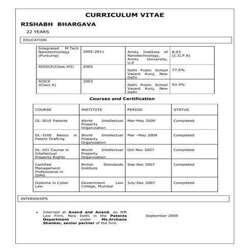 C.V | PDF