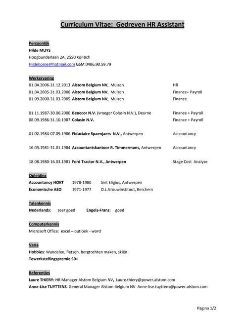 CV_Cloots+Maarten | PDF