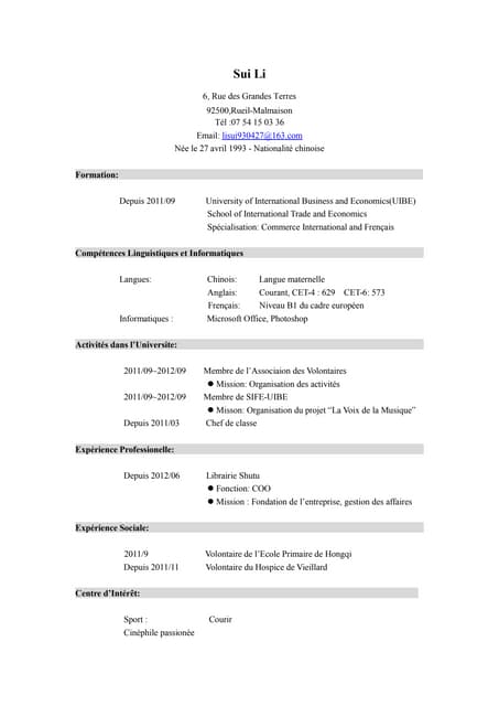 Sui-li presentations