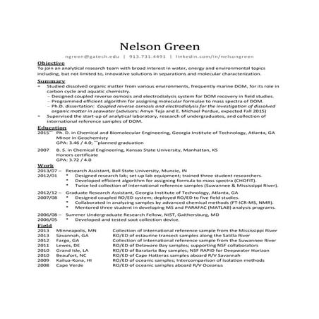 Nelson Green presentations