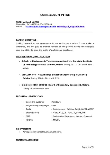 Satya resume | PDF
