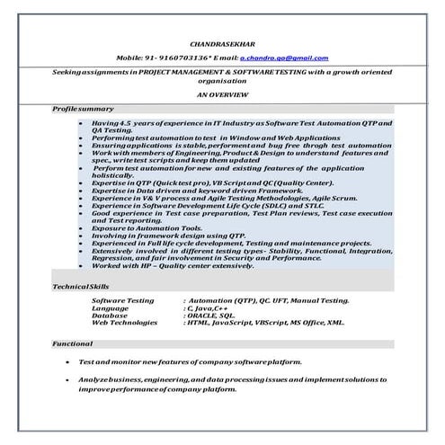 Prashant_Resume updated | DOC
