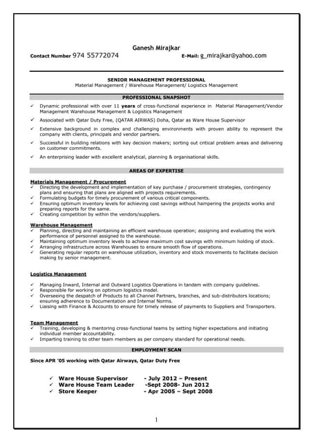 Store-Incharge-Resume | DOCX