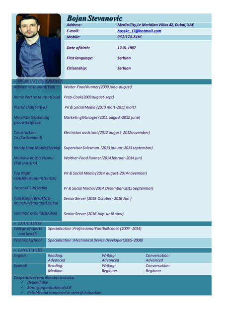 CURRICULUM VITAE | PDF