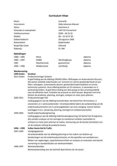 Cv Edgar Chronoloog Ii | PDF