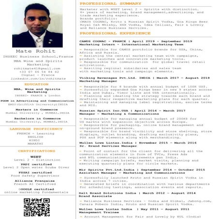 Cv | PDF | Business Administration | Business