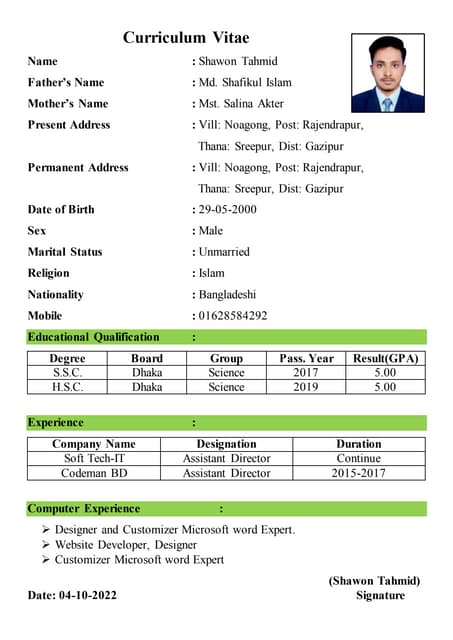 Fawad Hussain CV update | PDF