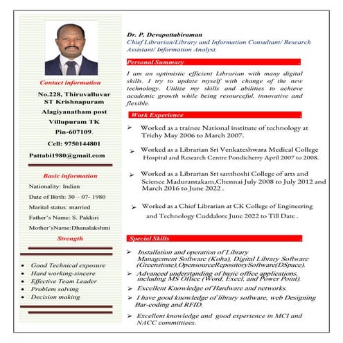 Dr. P. Devapattabiraman | PDF