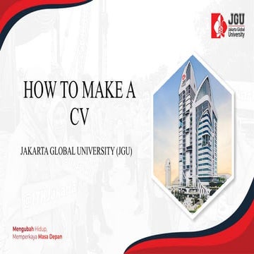 PEMBUATAN CV DAN LAMARAN PEKERJAAN CIHUYYY | PPTX