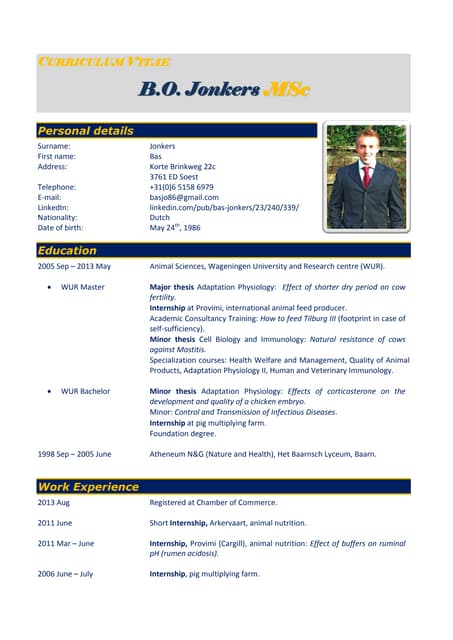 Curriculum vitae_Mitterling Michaela | PDF