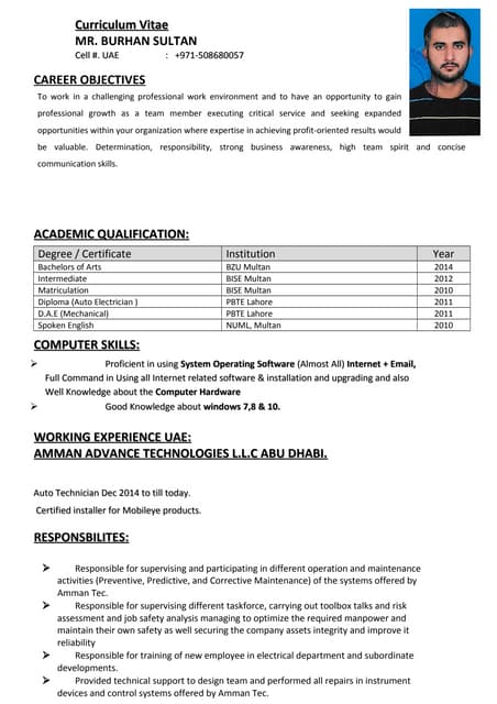 Suresh resume | DOCX | Family and Relationships