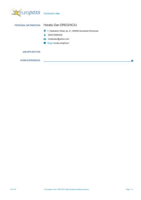 CV-Europass-20151112-Sanda | PDF