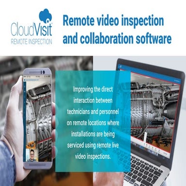 CloudVisit Remote Video Inspection and Collaboration Software | PPT