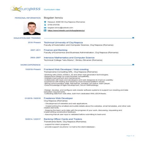 Cv template | DOC
