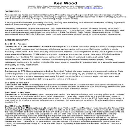 CV - ken wood on 12th feb 2016 2 pages | PDF