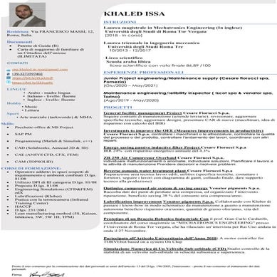 Cv khaled-issa-ver-it-rev9 | PDF | Technology & Computing