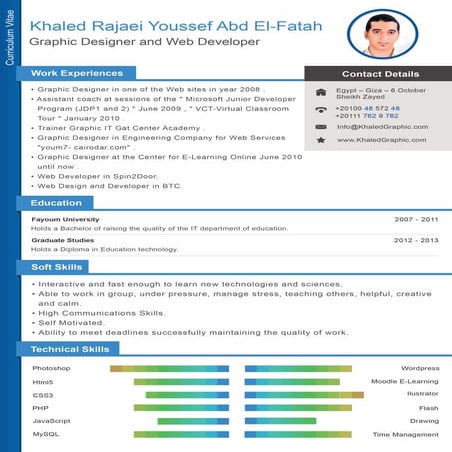 Cv Khaled Graphic | PDF
