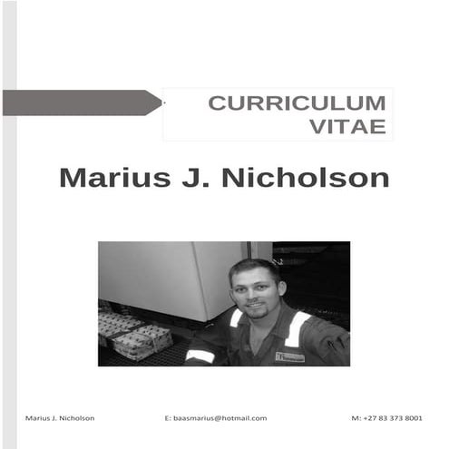 Cv marius 2014 | DOC