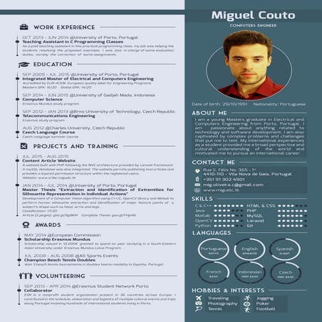 CV - Miguel Couto | PDF