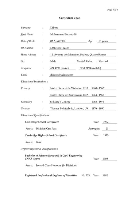 CV Carol Grimsey 2015 | PDF