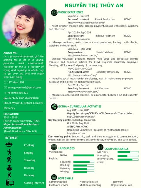Tran thi-ngoc-diep-cv | PDF