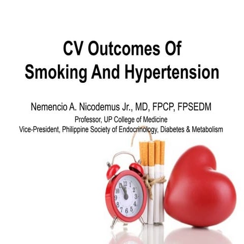 CV Outcomes Of Smoking & Hypertension | PDF