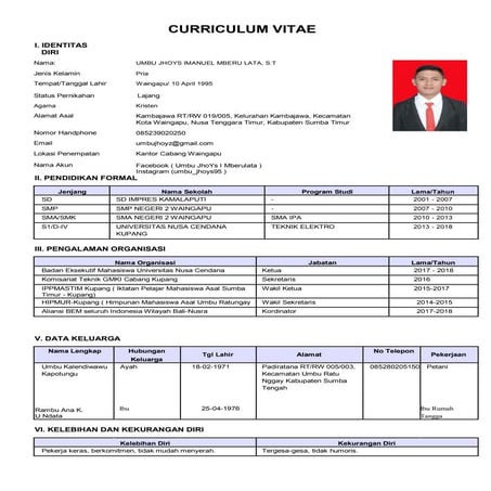 Cv umbu jhoys (3) | PDF