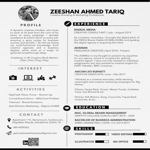 Cv zeeshan ahmed tariq | PDF