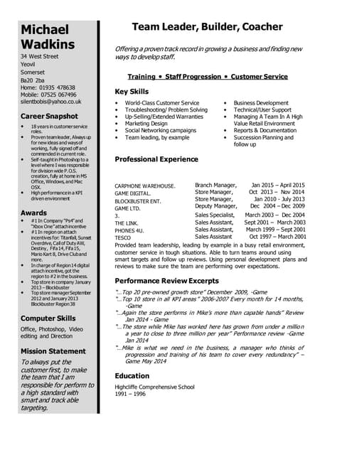 Patrick Resume (1) | PDF