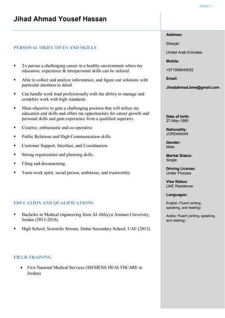 Chandra Thomas resume | DOCX