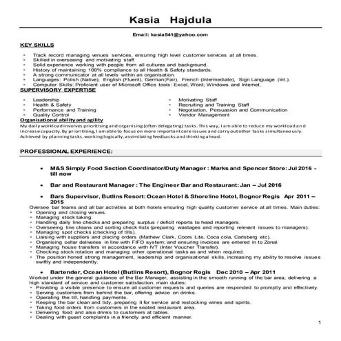 Pontus Glad CV 2016 | DOC