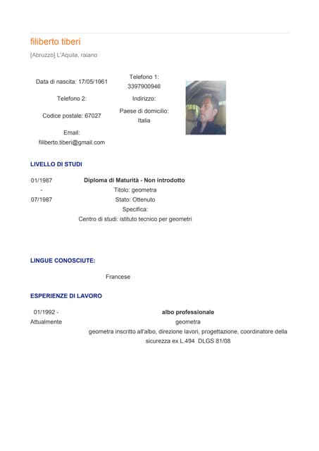 CV-Alessandro Bertini | PDF