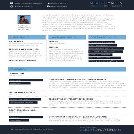 Cv Alberto Martin | PDF