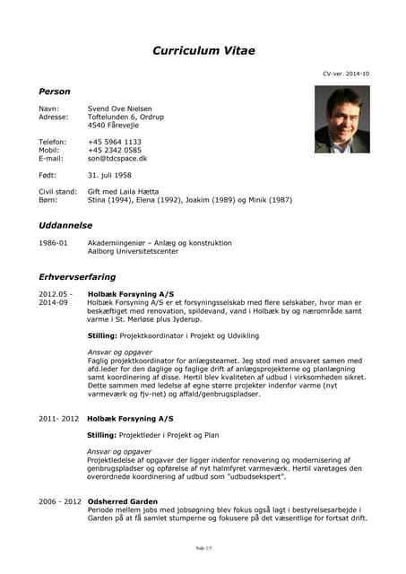 CV Mai-Britt Haubro | PDF