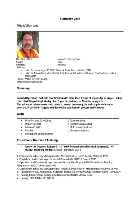 JACK CV updated | PDF | Secondary Education | Education