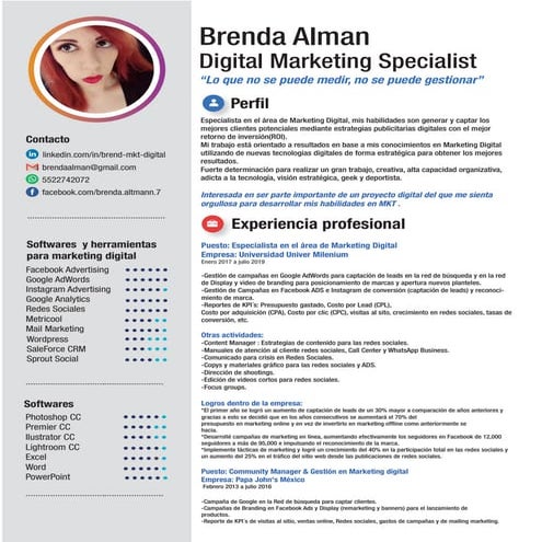 Curriculum Sandra | PDF