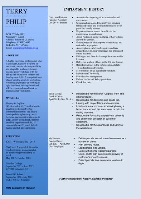 Rope Access CV UK | PDF