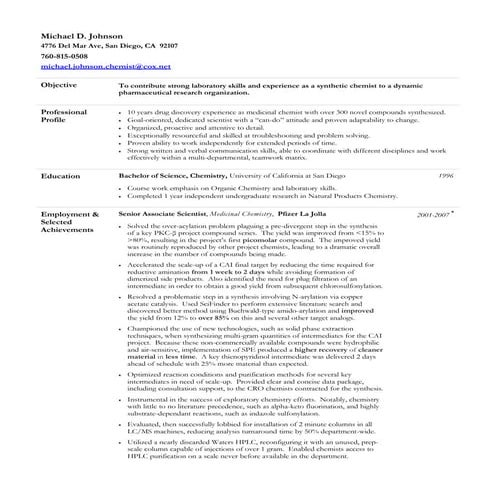 Cv2 Michael D Johnson | PDF