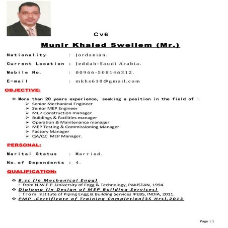 Shaun Rowley C.V | DOC