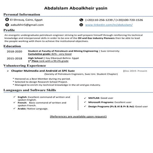 CV-Mostafa-Adel | PDF